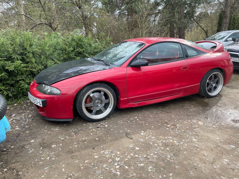 Двухпоршневые тормоза 294мм — Mitsubishi Eclipse (2G), 2,4 л, 1998 года ...