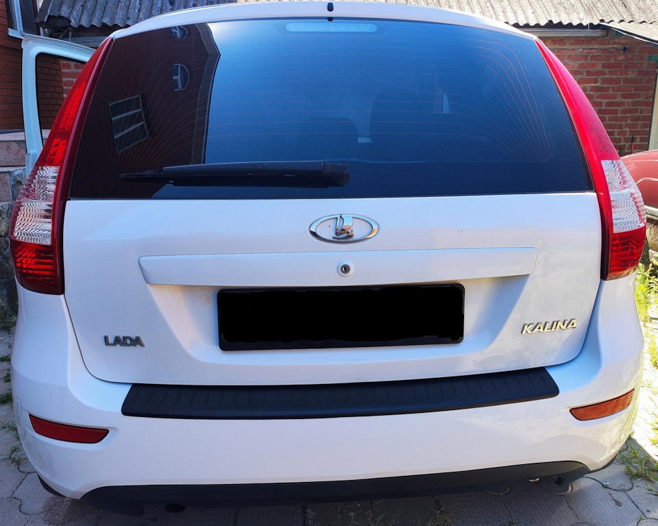 Накладка бампера — Lada Калина 2 хэтчбек, 1,6 л, 2013 года | стайлинг ...