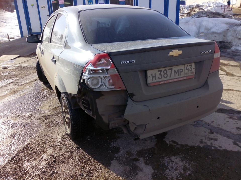 Отправились на покраску! — Chevrolet Aveo Sedan (1G), 1,2 л, 2008 года ...