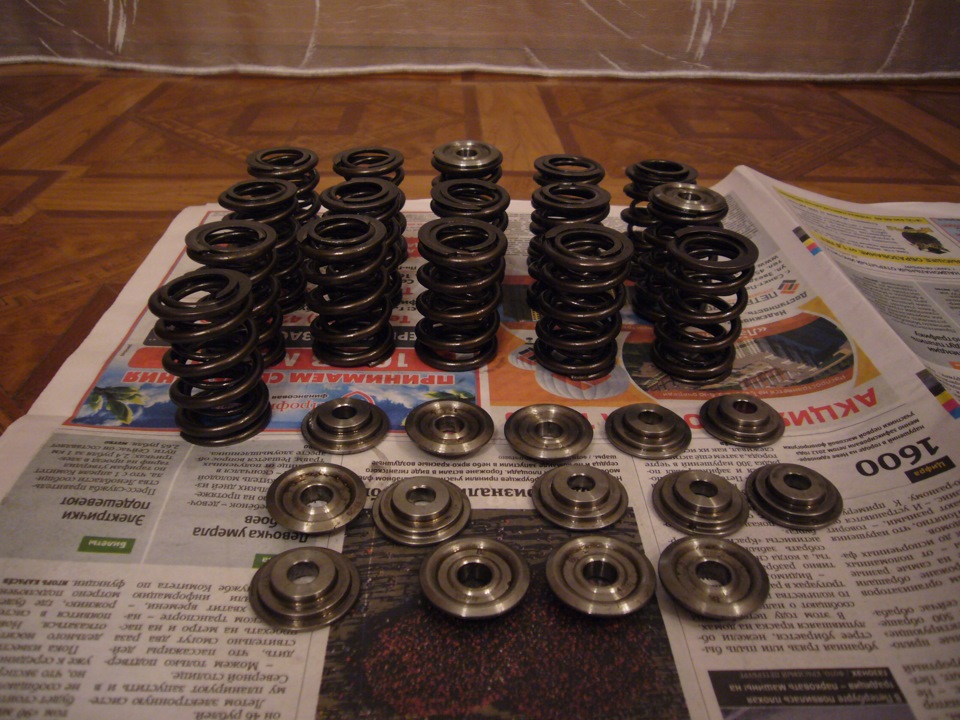Сборка двигателя: усиленные пружинки с титановыми тарелками Brain ...