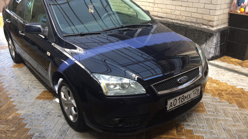 Бампер Ford Focus 2 передний дорестайлинг — Ford Focus Sedan II, 1,6 л ...