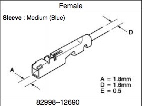 Female пины 82998-12690 — Сообщество «Toyota Celica» на DRIVE2