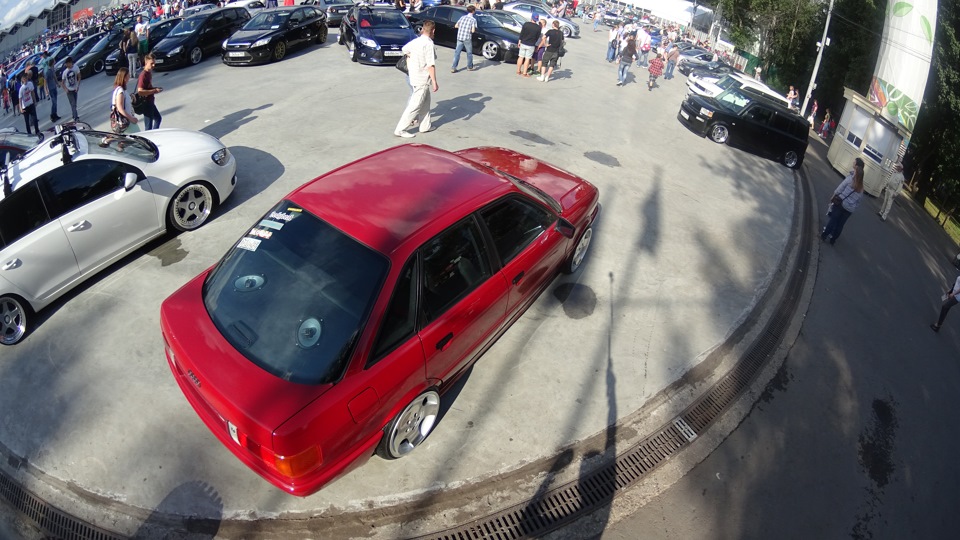 Slammest 2014 — Audi 80 (B3), 2,2 л, 1987 года | покатушки | DRIVE2