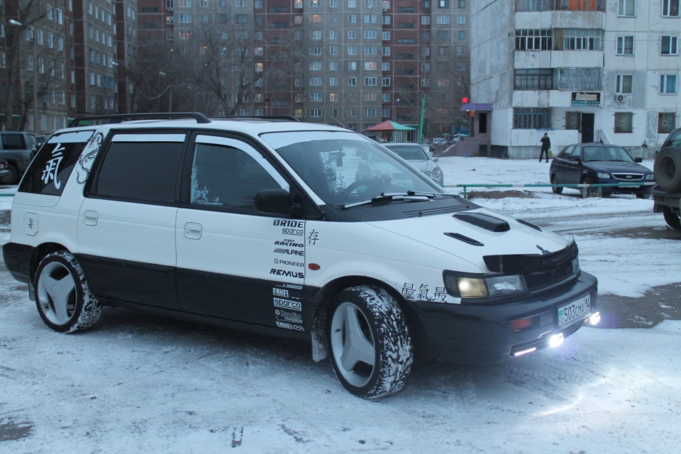 Весна 30 марта 2015 ))) — Mitsubishi Space Wagon (2G), 1,8 л, 1992 года | тюнинг | DRIVE2