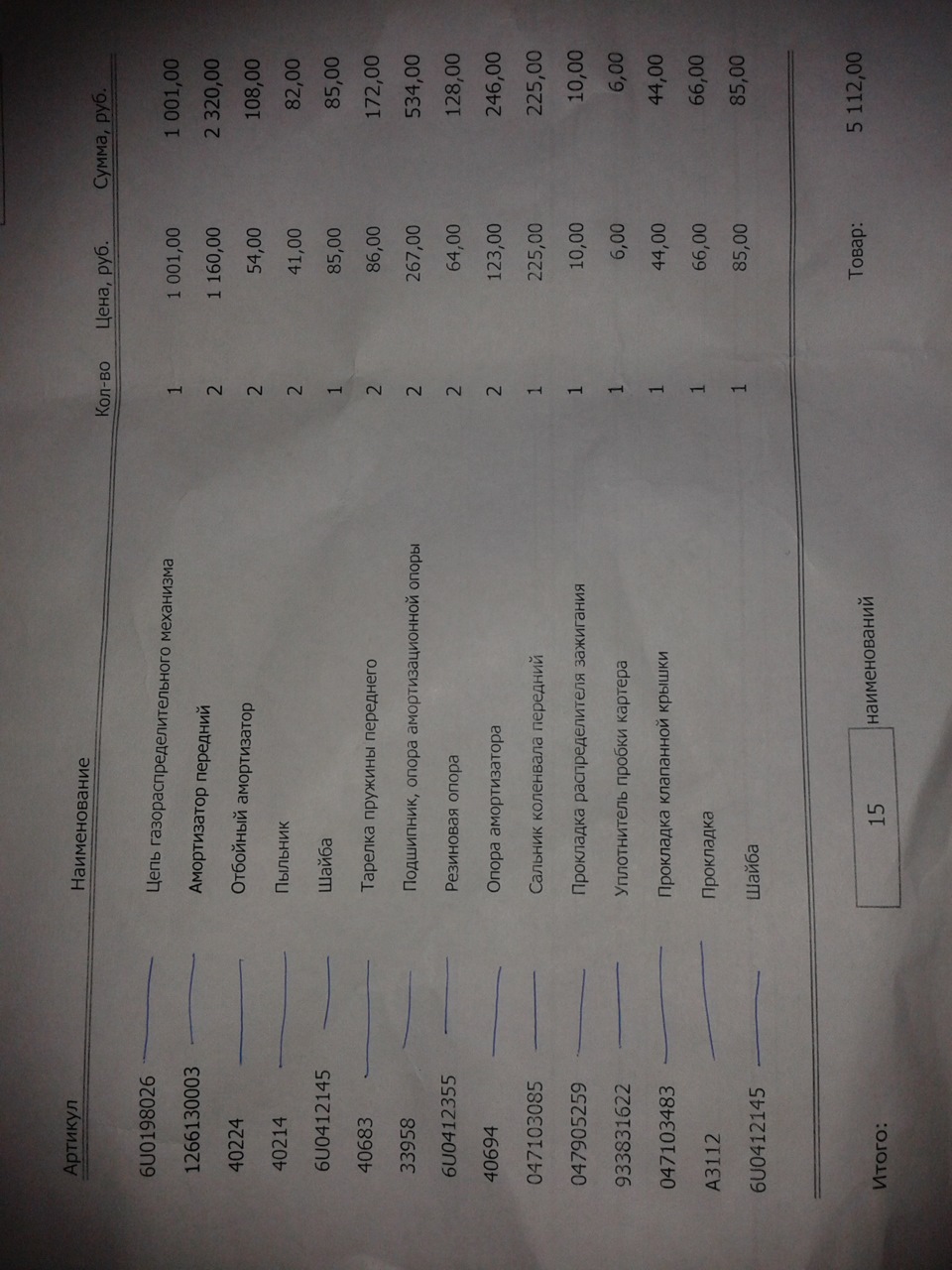 Приехали запчасти (2я партия) — Skoda Felicia, 1,3 л, 1997 года ...