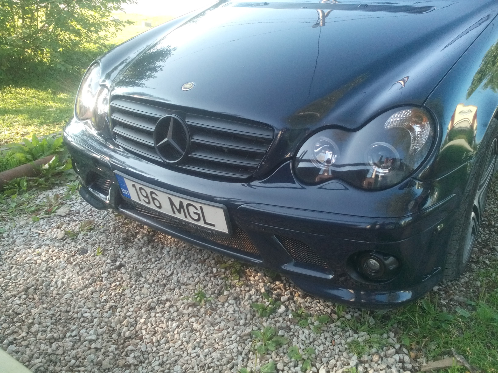 Забронировал фары . — Mercedes-Benz C-Class (W203), 2,2 л, 2000 года ...