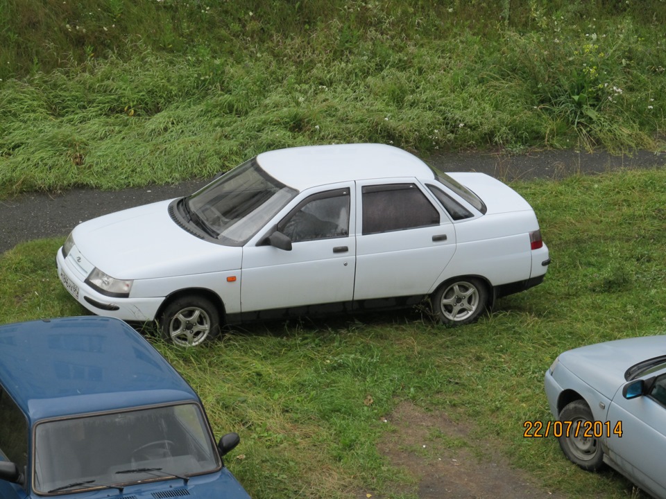 убрал домики, штампы поменял на литье — Lada 2110, 1,5 л, 1999 года ...
