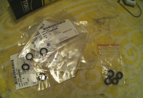 17106005 Уплотнительное кольцо топливной форсунки GM | Запчасти на DRIVE2