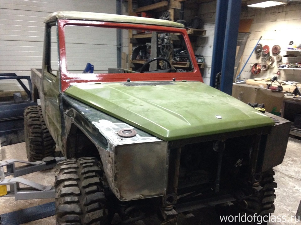 По кузову практически все работы закончены. Вес Покорителя… — Mercedes ...