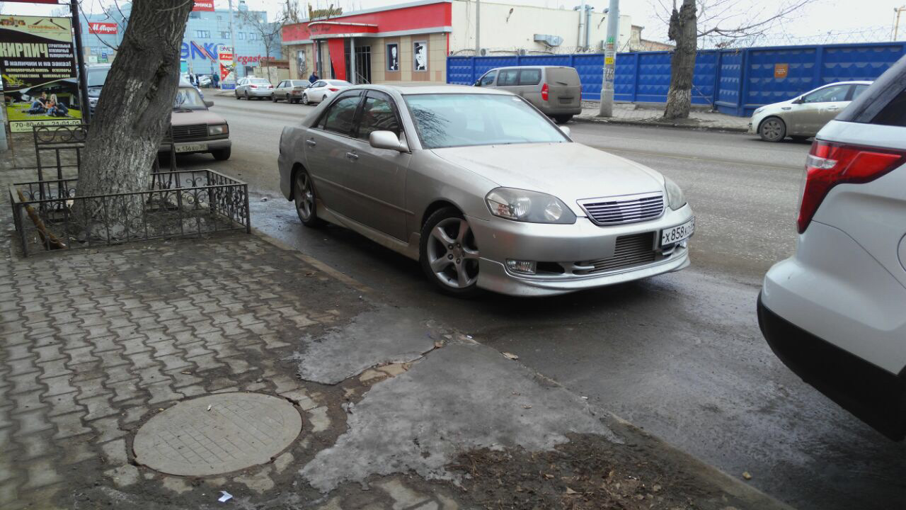 С наступившим 2017! Тыдыщ фсем ;) — Toyota Mark II (110), 0,8 л, 2001 ...