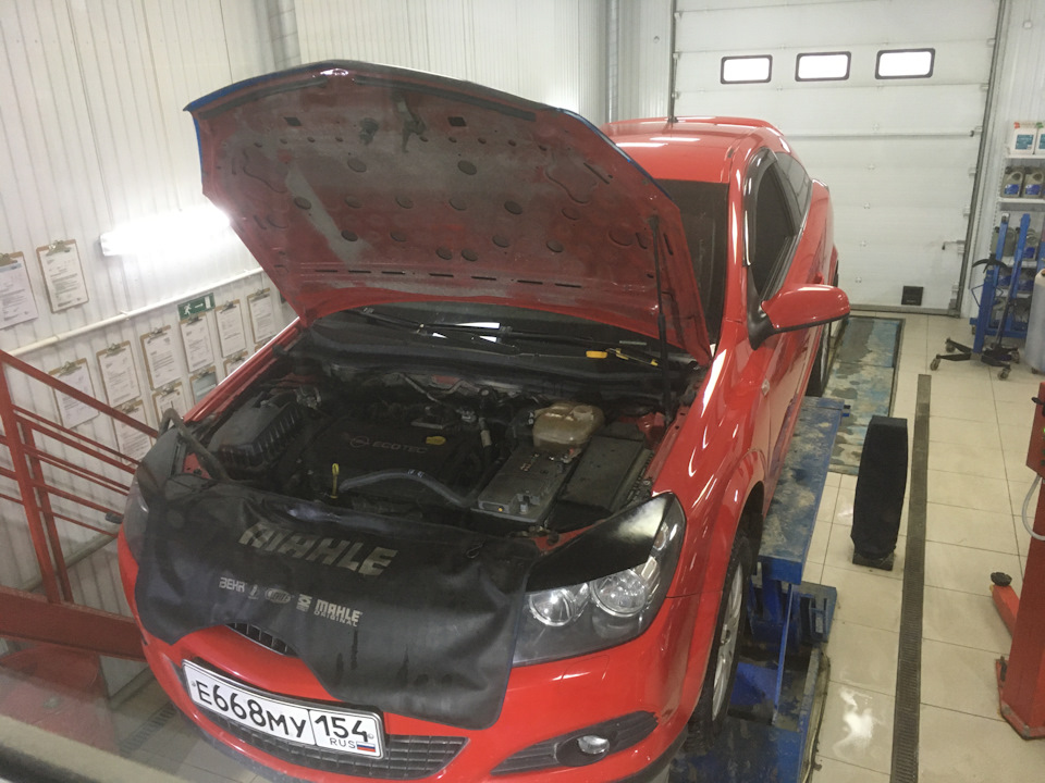 Замена всех патрубков — Opel Astra H GTC, 1,8 л, 2007 года | визит на ...