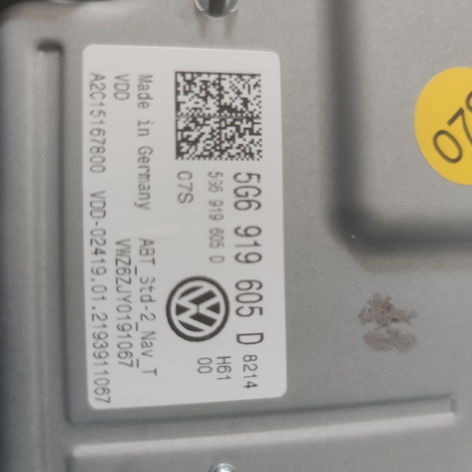 5G6919605D Панель управления и VAG | Запчасти на DRIVE2