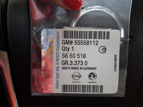 5650516 Кольцевое уплотнение трубопровода масляного охлажд GM ...