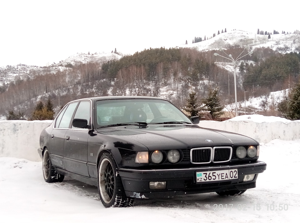 На верх. — BMW 7 series (E32), 3 л, 1992 года | покатушки | DRIVE2