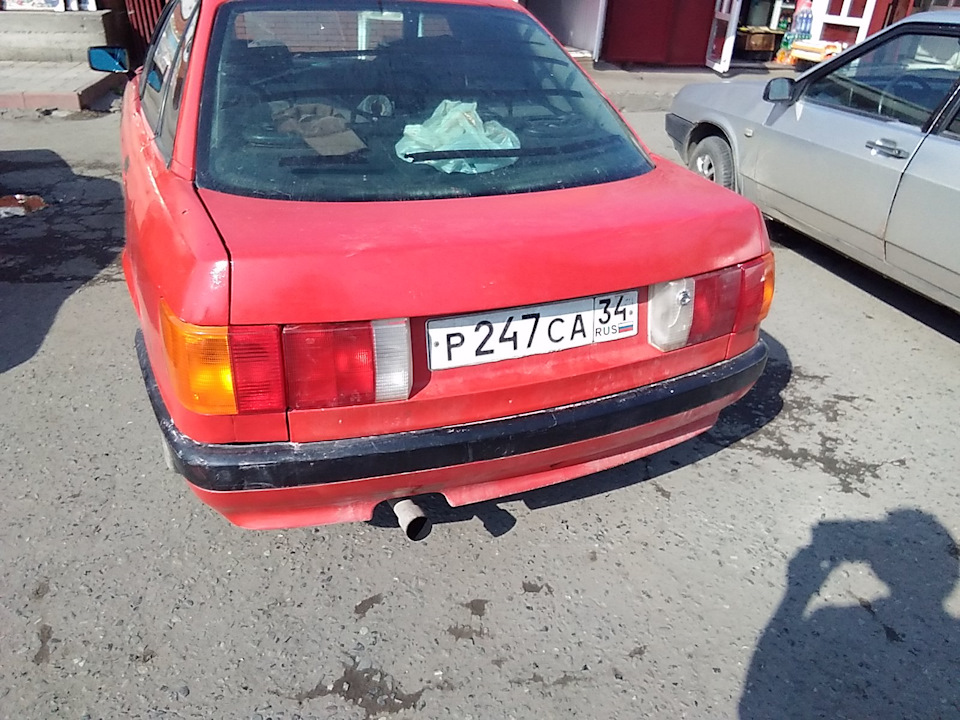 Задние фонари — Audi 80 (B3), 2 л, 1989 года | кузовной ремонт | DRIVE2