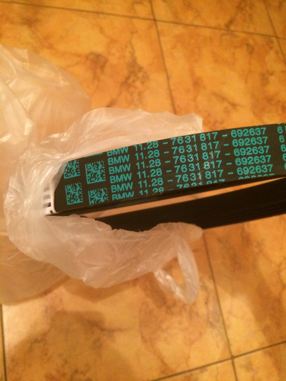 11287631817 Клиновой рифленый ремень BMW | Запчасти на DRIVE2