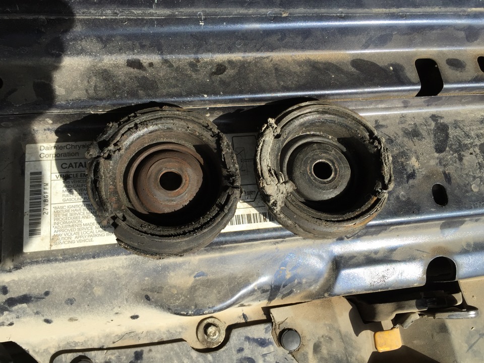 Опоры передних стоек. Колхоз. Ford Ka. — Dodge Intrepid II, 2,7 л, 2001 ...