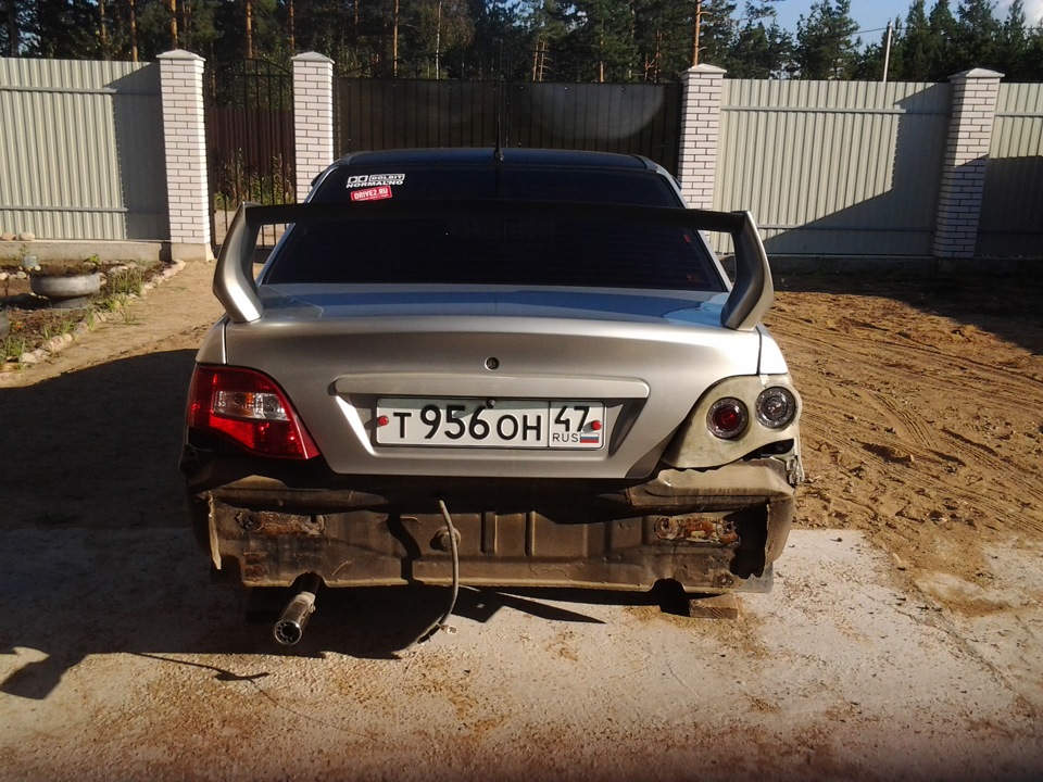 Задняя модульная оптика. Часть 1. — Daewoo Nexia (N150), 1,6 л, 2008 ...