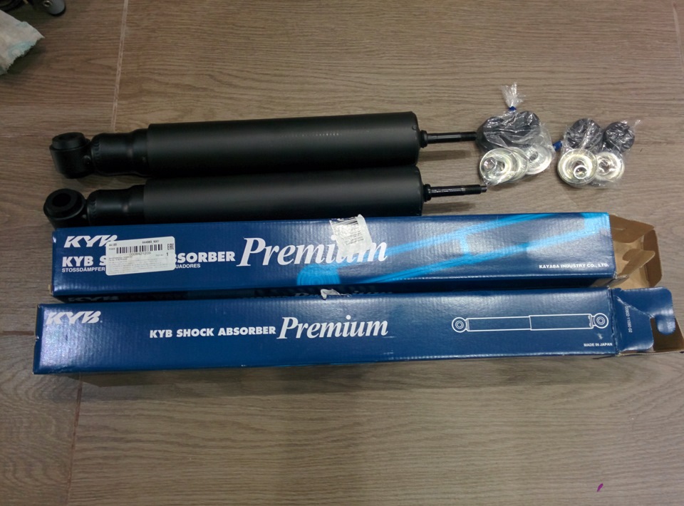 Замена штатных амортизаторов на kyb 444083 — SsangYong Kyron, 2,3 л ...
