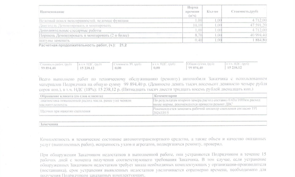 Замена поршневой 2.0 TFSI ч. 2 — Audi A4 (B8), 2 л, 2011 года | визит ...