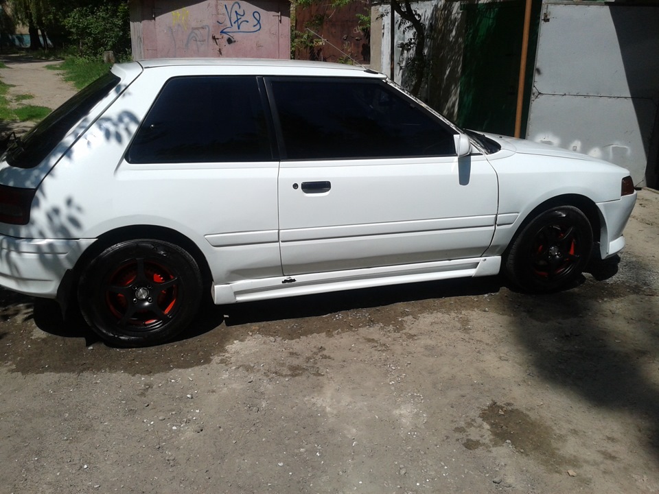 Мойка колес и чернитель колес! — Mazda 323 IV, 1,6 л, 1991 года ...