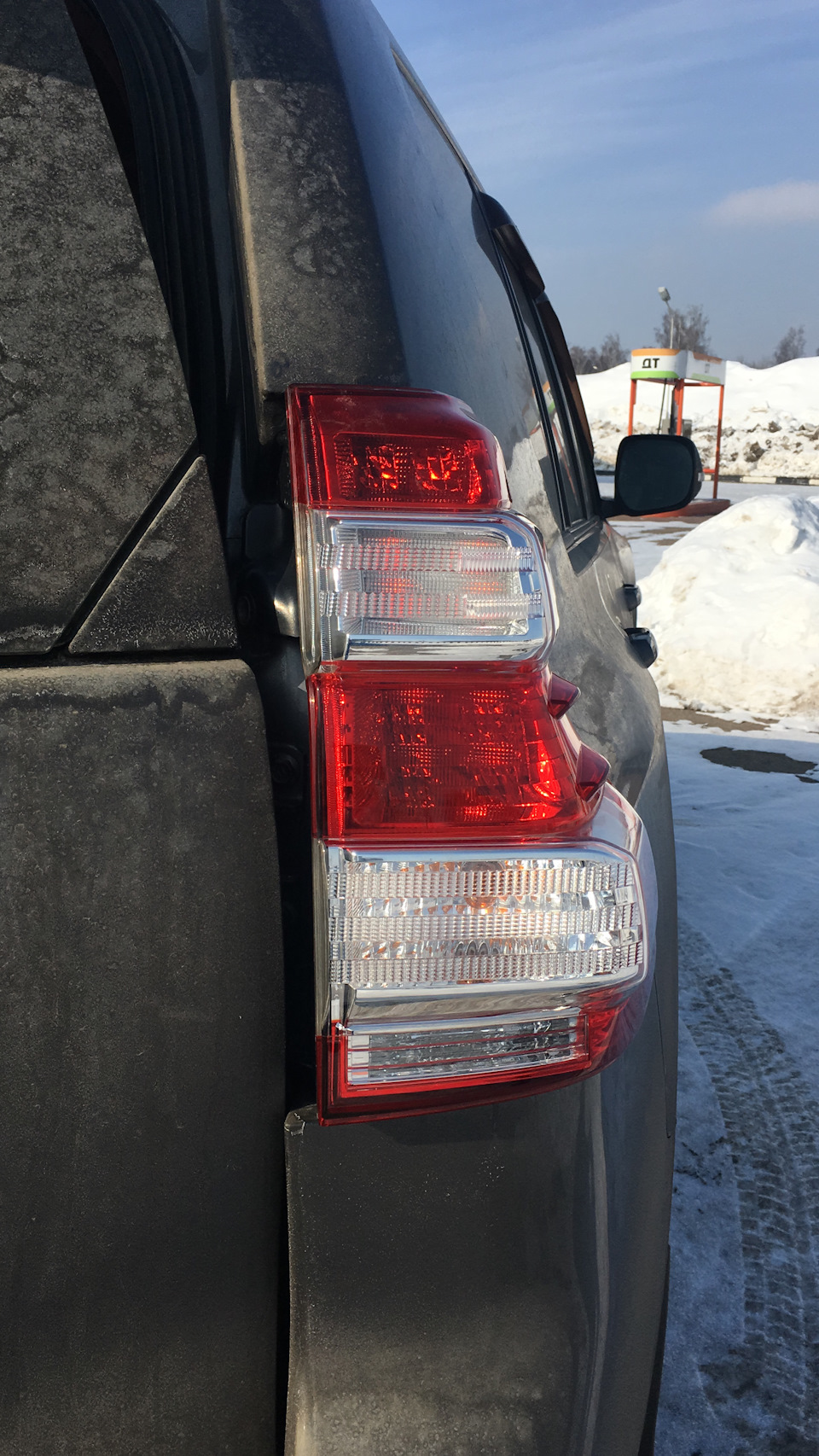 Рестайлинг Land Cruiser Prado 150 c 2012 года в 2015 год (задняя часть ...