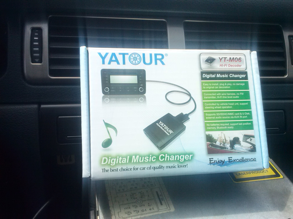 приобрел YATOUR — Audi A6 (C5), 1,8 л, 1997 года | автозвук | DRIVE2