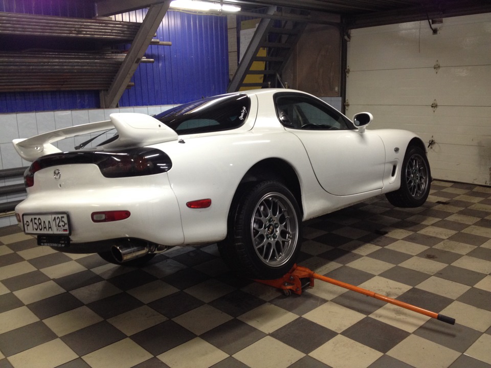 Катбэк KNIGHT SPORTS LEGAL SPORTS MUFFLER for RX-7（FD3S） — Mazda RX-7 (FD), 1,3 л, 2002 года ...