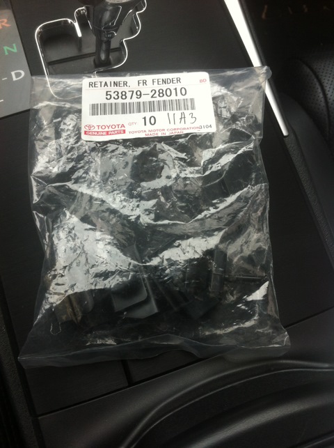 5387928010 Клипса пластиковая TOYOTA LEXUS | Запчасти на DRIVE2