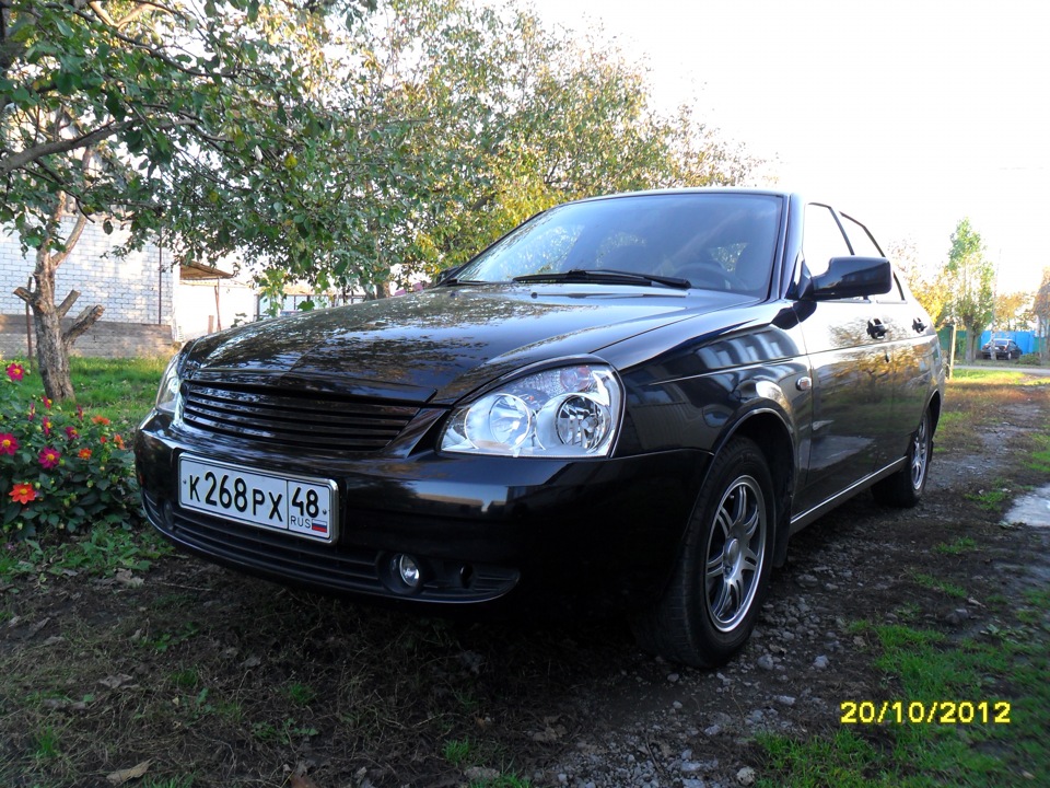 Осеннее настроение. — Lada Приора хэтчбек, 1,6 л, 2009 года ...