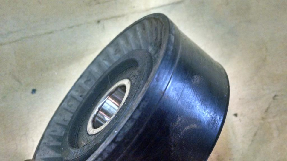 профилактика натяжителя приводного ремня — SsangYong Kyron, 2,7 л, 2006 ...