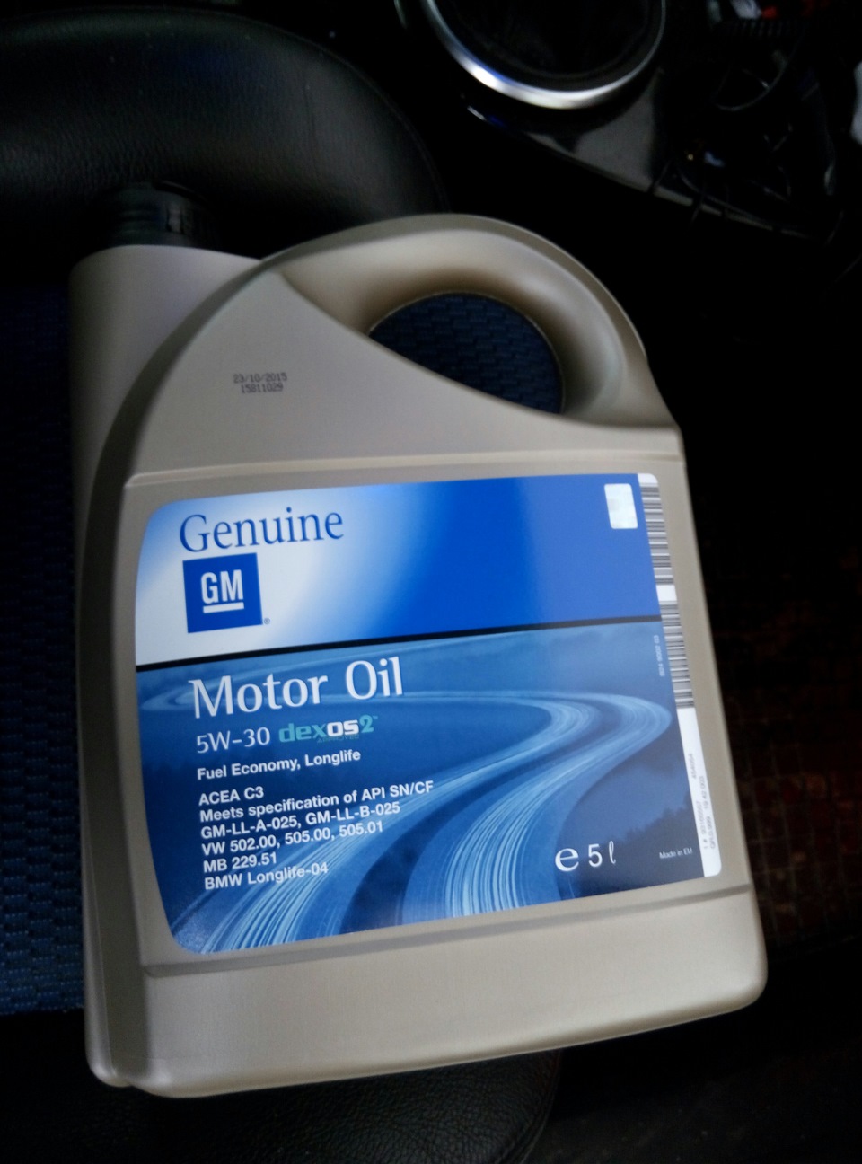 Доставка номер 5. Моторное масло GM. — DRIVE2
