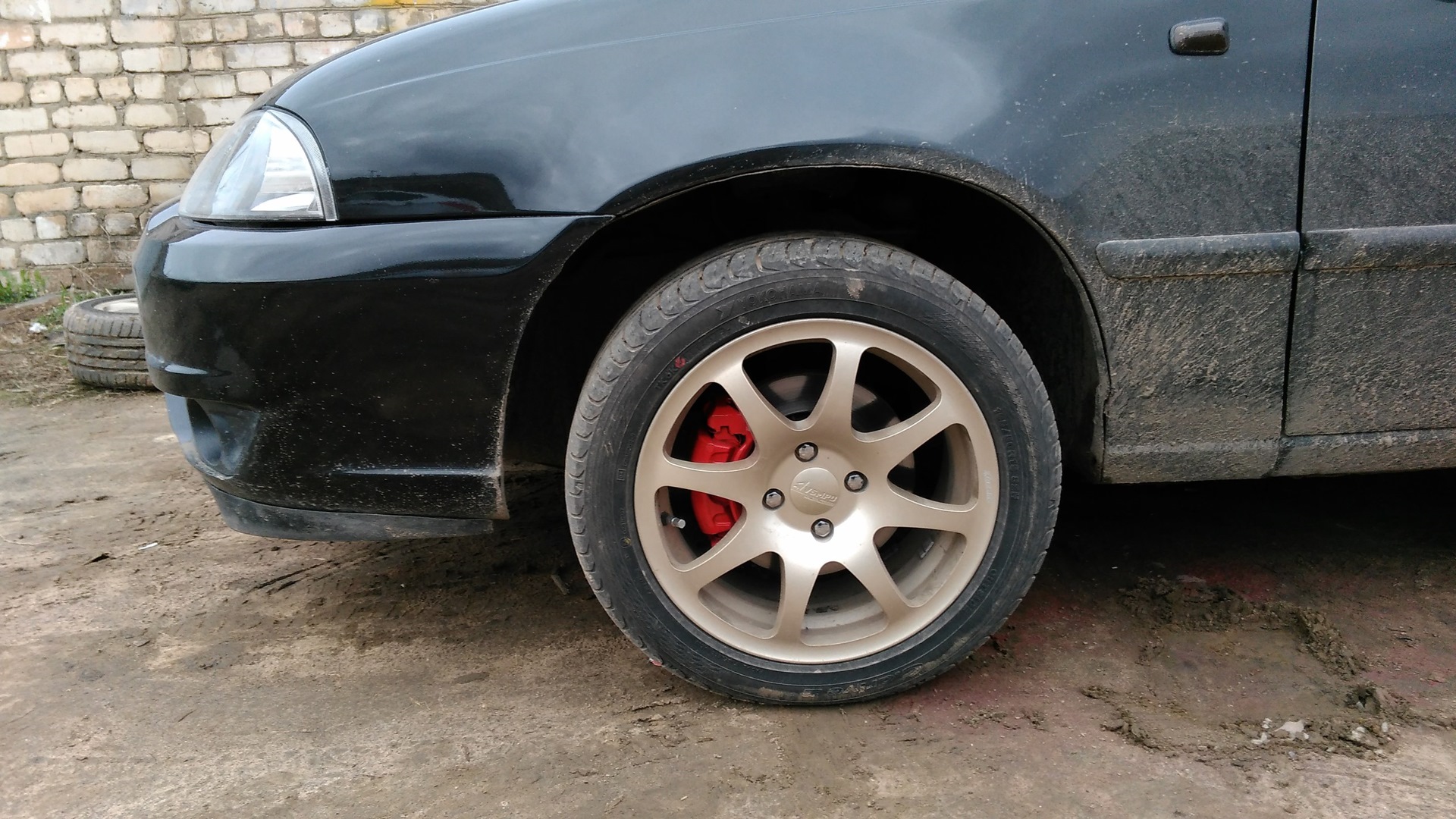 [29] Красим суппорта и барабаны — Daewoo Nexia (N150), 1,6 л, 2010 года ...