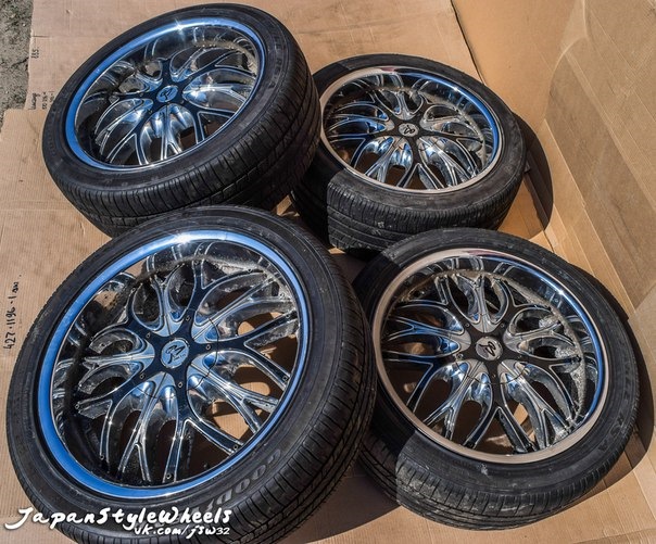 Bonetti Luxury Wheels 8,5JxR20 PCD 5x115 / Goodyear Eagle RS-A 245/45 ...