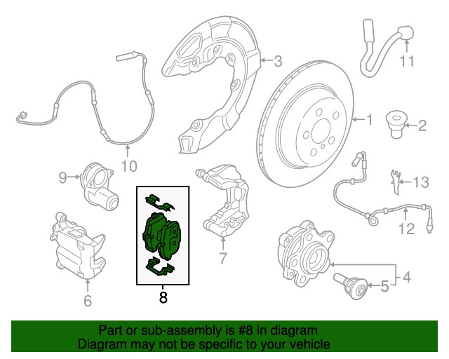 34216867175 Ремонтный комплект, тормозной колодки бе BMW | Запчасти на ...
