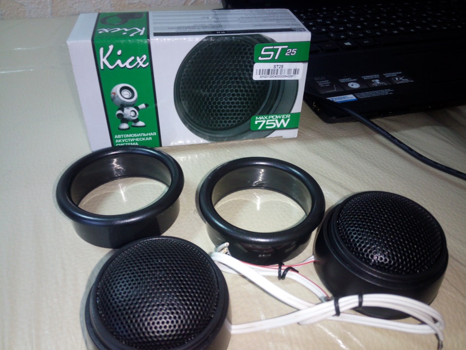 Установка фронтальной акустики kicx. — Lada Калина седан, 1,6 л, 2008 года | автозвук | DRIVE2