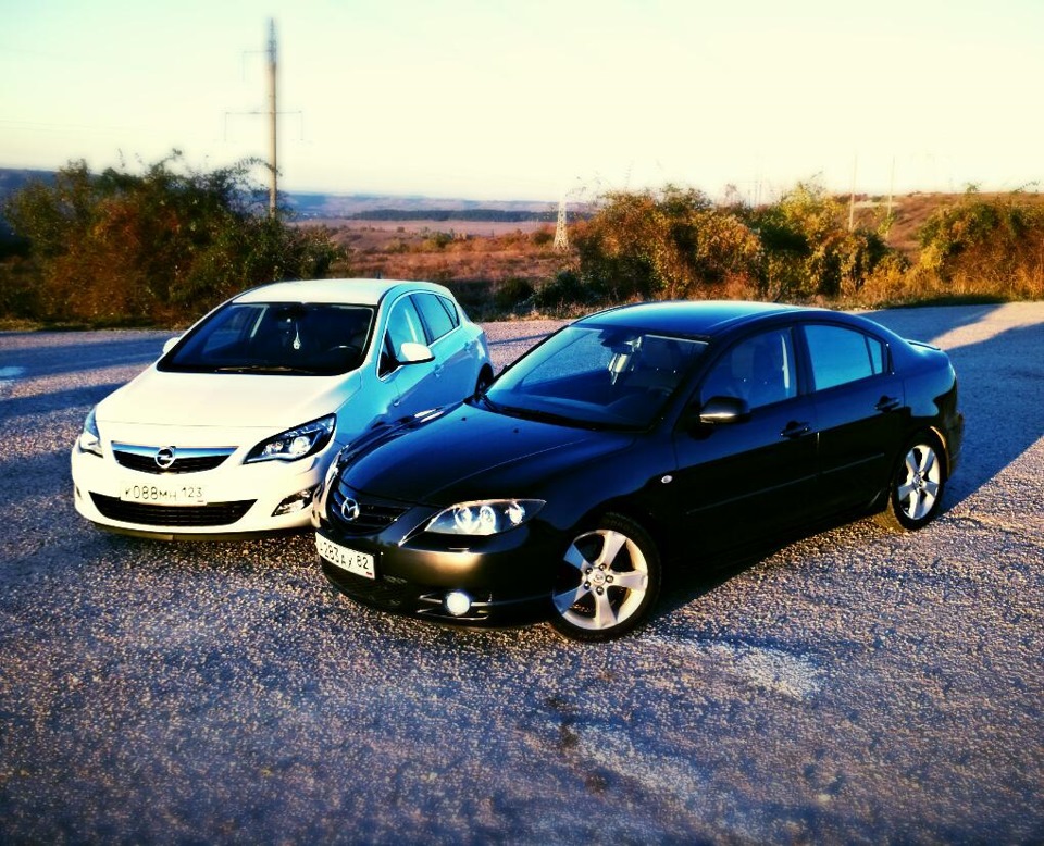 Mazda, Opel и Osen. — Opel Astra J, 1,6 л, 2010 года | фотография | DRIVE2