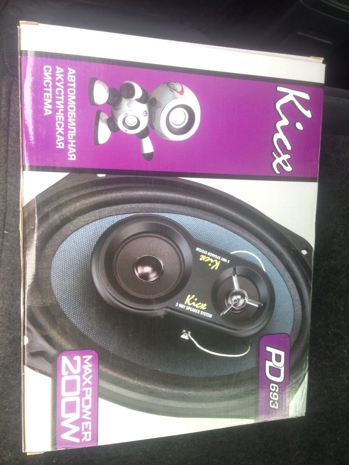 Kicx PD693 в заднюю полку — Toyota Corolla (130), 1,6 л, 2008 года | автозвук | DRIVE2