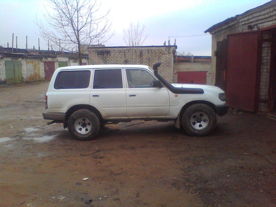 Установка 285/75 R16 BFG AT — Toyota Land Cruiser 80, 4,2 л, 1990 года ...
