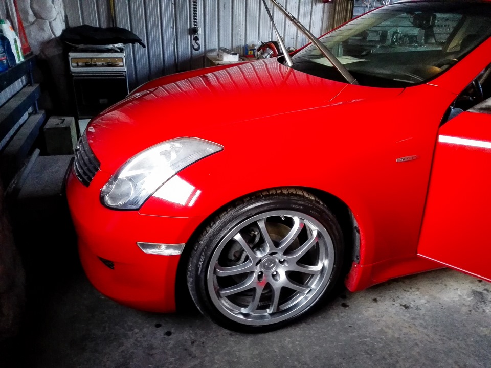 зима 2014 — Infiniti G35 Coupe, 3,5 л, 2006 года | путешествие | DRIVE2