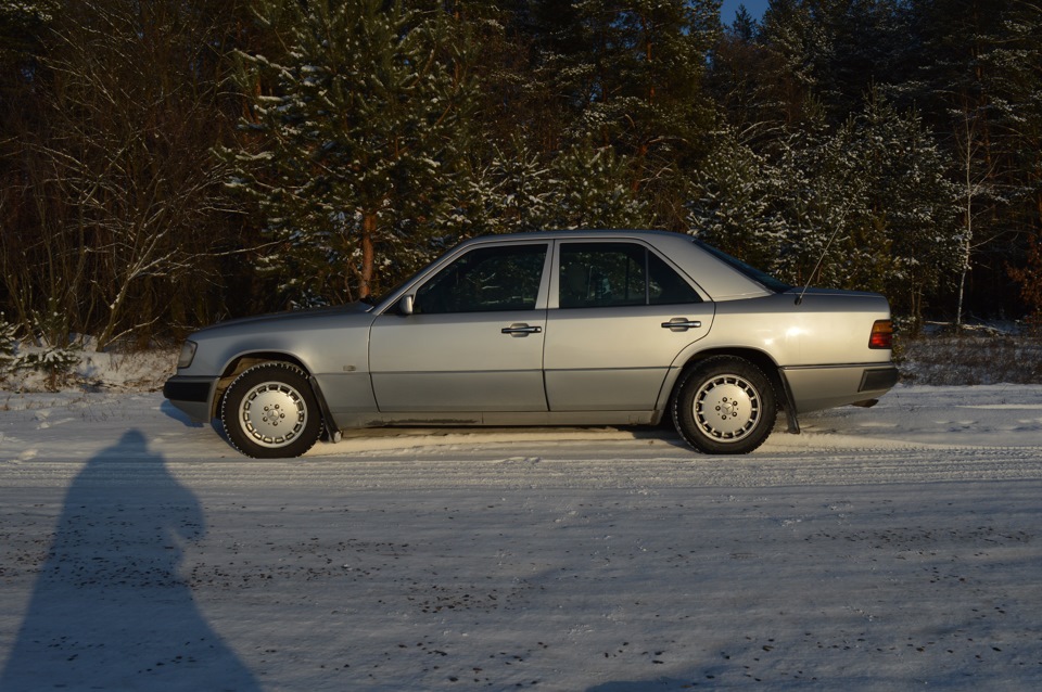 Winter fotos — Mercedes-Benz E-Class (W124), 2,2 л, 1993 года ...
