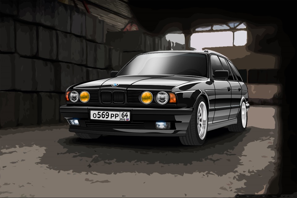 Операция Vector — BMW 5 series Touring (E34), 2,5 л, 1992 года ...