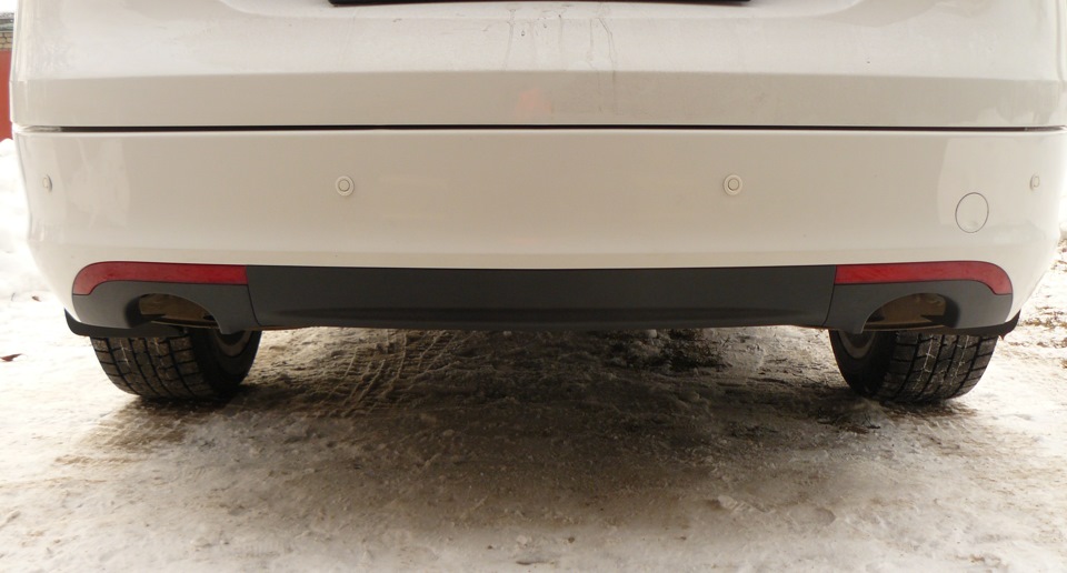 Вставка бампера для 2х труб… — Opel Insignia Sports Tourer (1G), 1,6 л ...