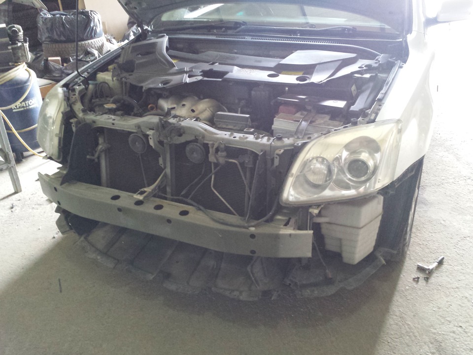 10. Дождался. Ксенон в ПТФ. MTF 6000 — Toyota Avensis II, 2 л, 2004 ...