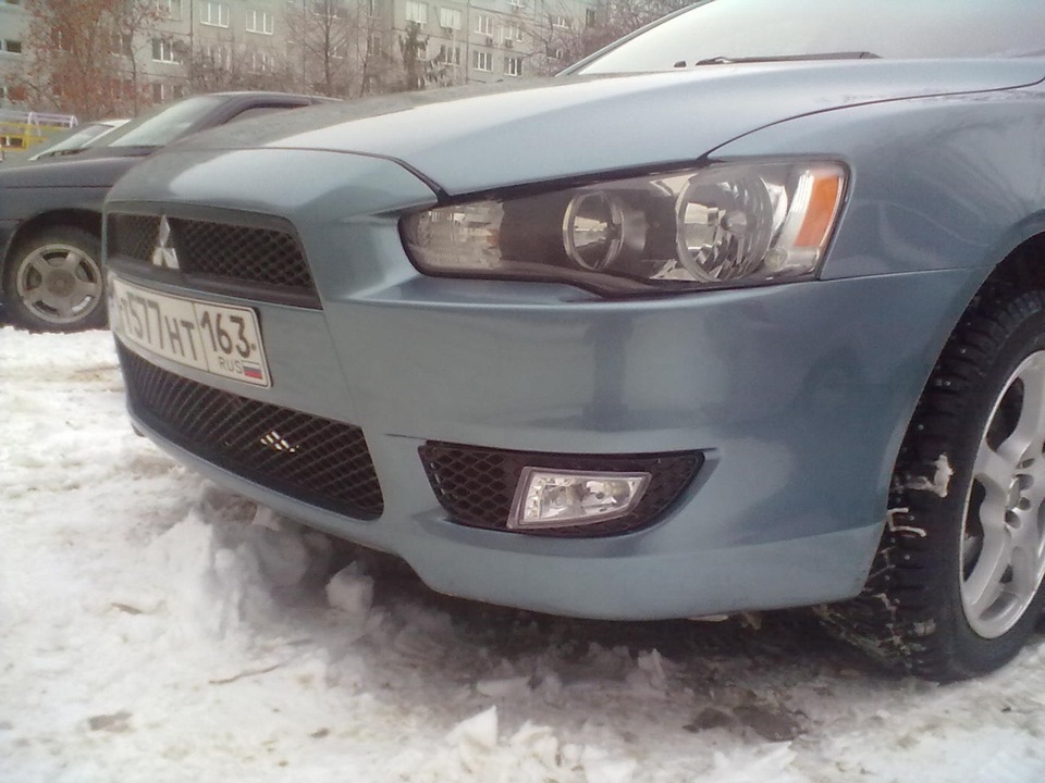 туманки — Mitsubishi Lancer X, 1,5 л, 2008 года | стайлинг | DRIVE2