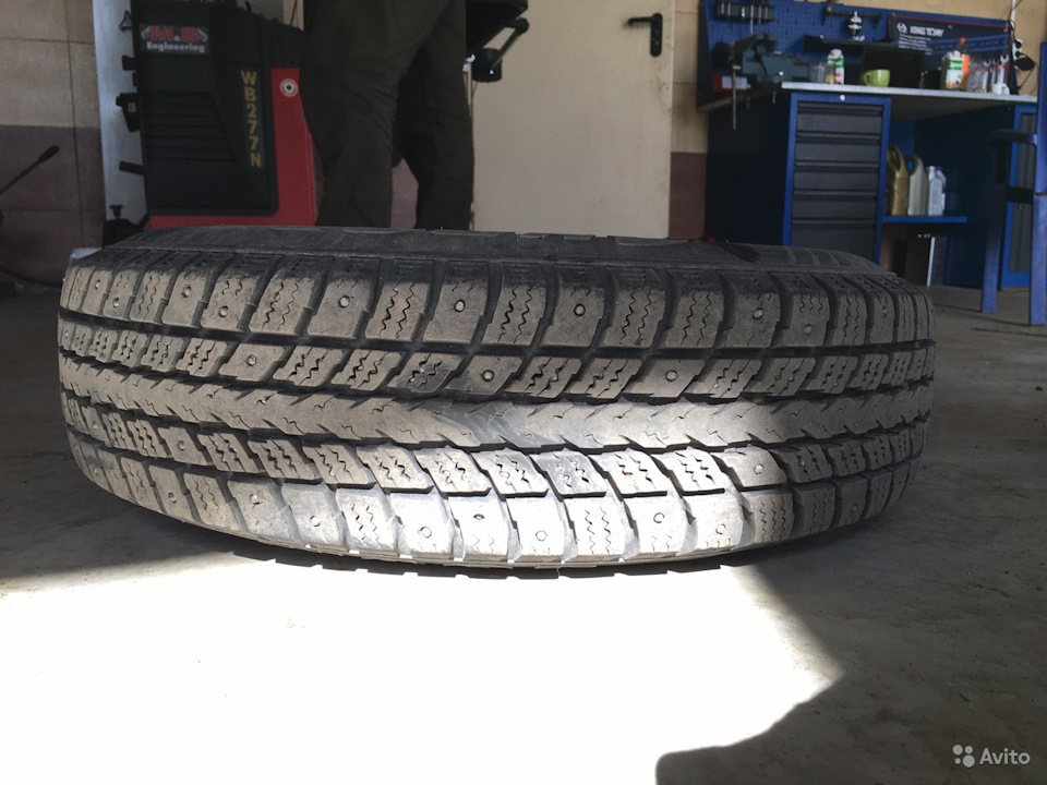 Шины зимние шипованные 155/80 R13, штампованные диски 5Jx13 ET40 4x98 ...
