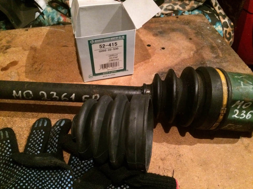 Замена пыльника и смазки на правом приводе Outlander XL 3815A068 ...