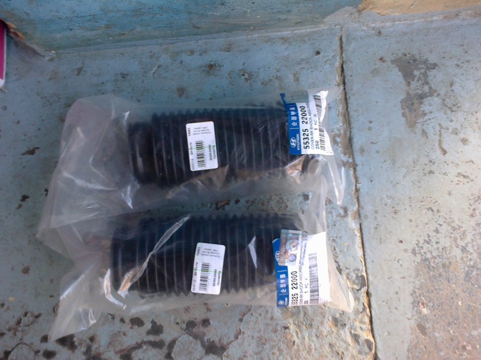 Замена задних стоек — Hyundai Accent (2G), 1,5 л., 2007 года | своими ...