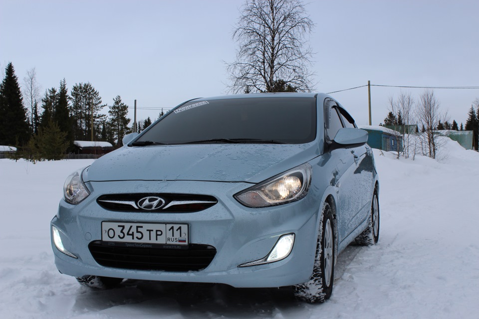 Чистые, красивые — Hyundai Solaris, 1,6 л, 2013 года | фотография | DRIVE2