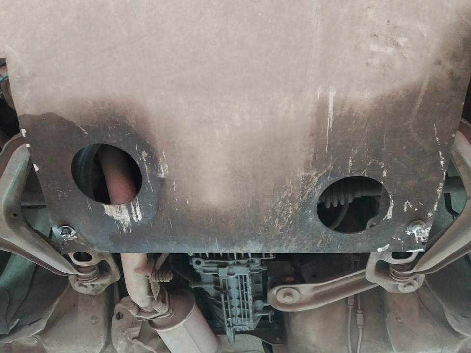 Защита картера — Audi 80 (B3), 1,8 л, 1989 года | тюнинг | DRIVE2